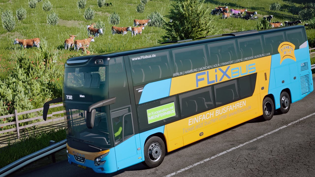 Fernbus Simulator | VDL Futura Double Decker Ultra Luxury Coach ! - YouTube