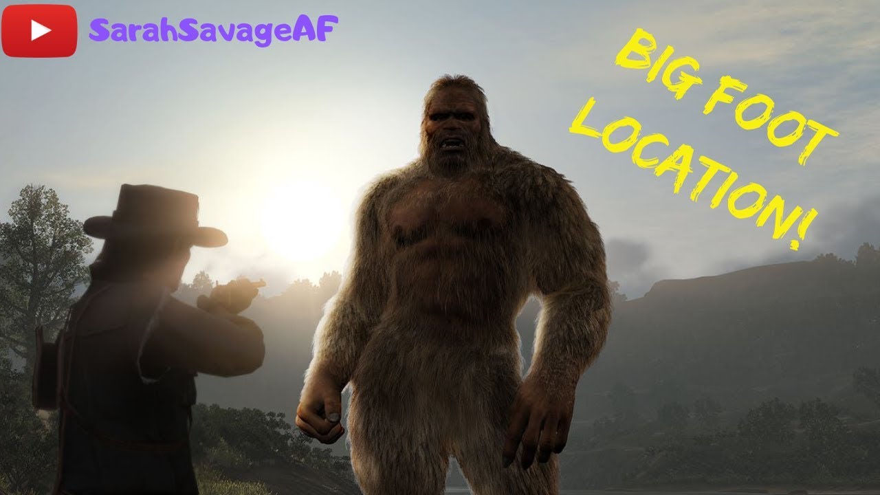RDR2 BIGFOOT LOCATION! - YouTube