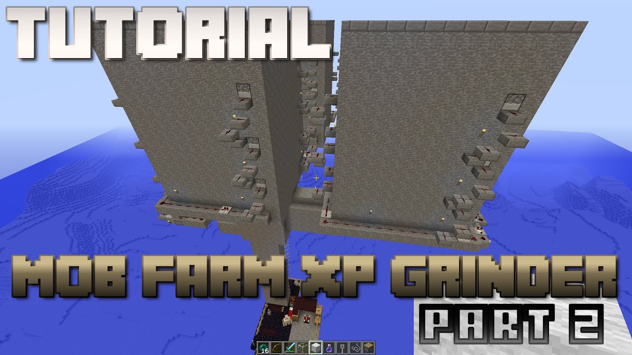 Minecraft: Mob Farm XP Grinder Part 2 - SMP Friendly - YouTube