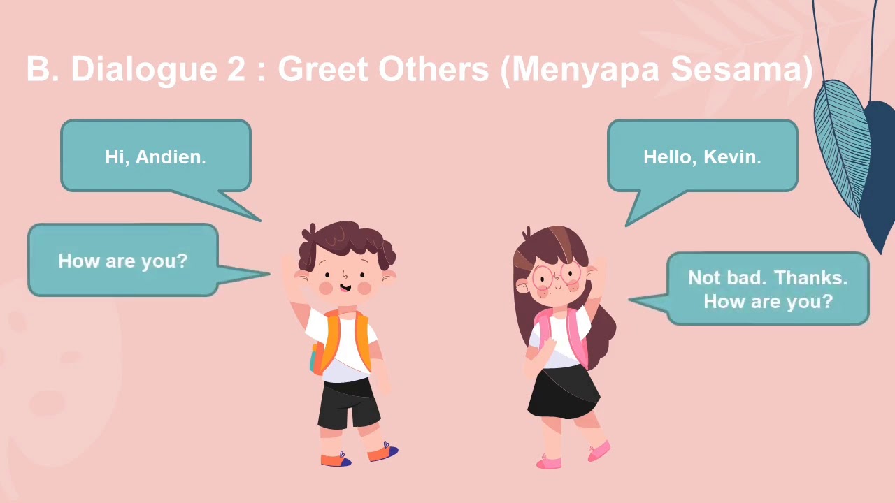 English Material for 4th Grade | Ask name and Greet Others. - YouTube