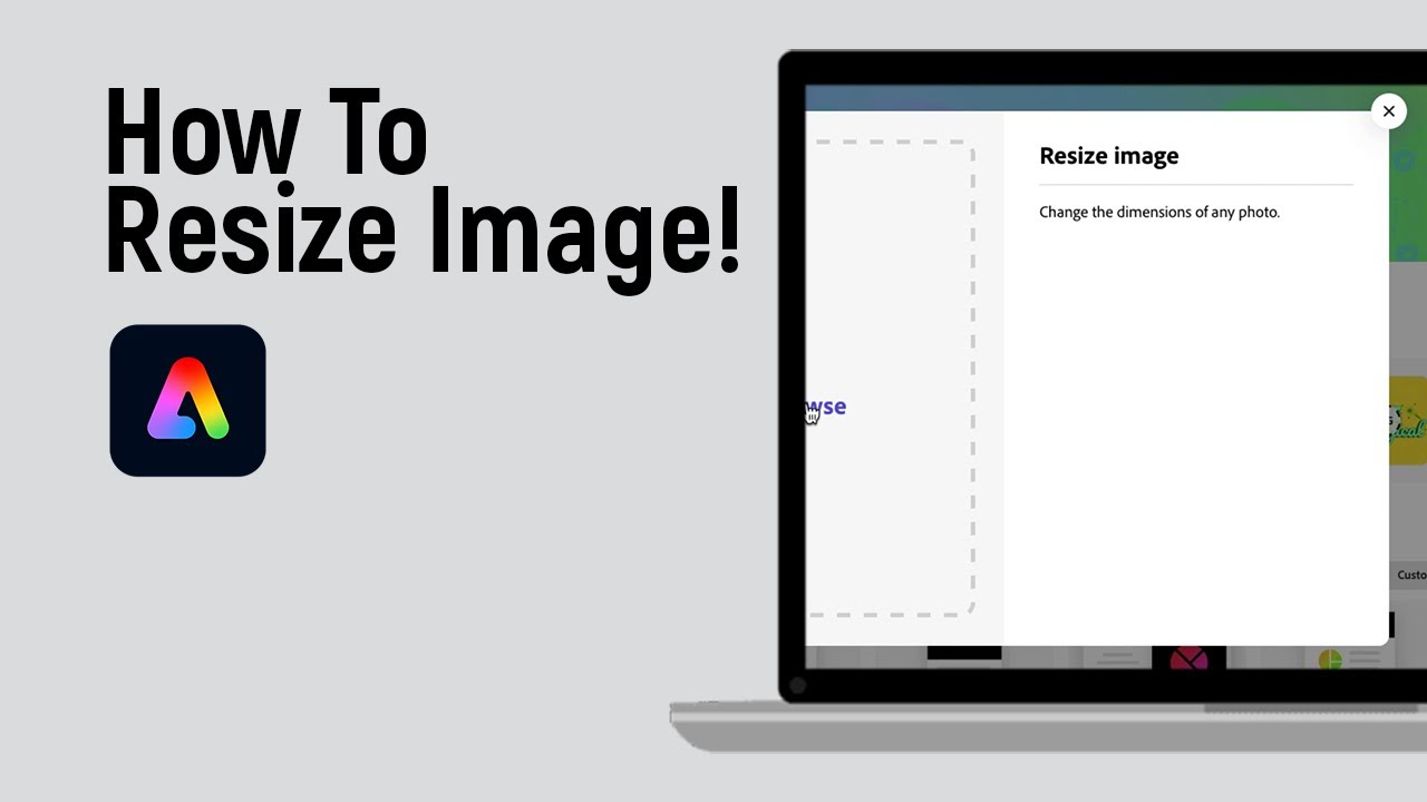How to Resize Image on Adobe Express [easy] - YouTube