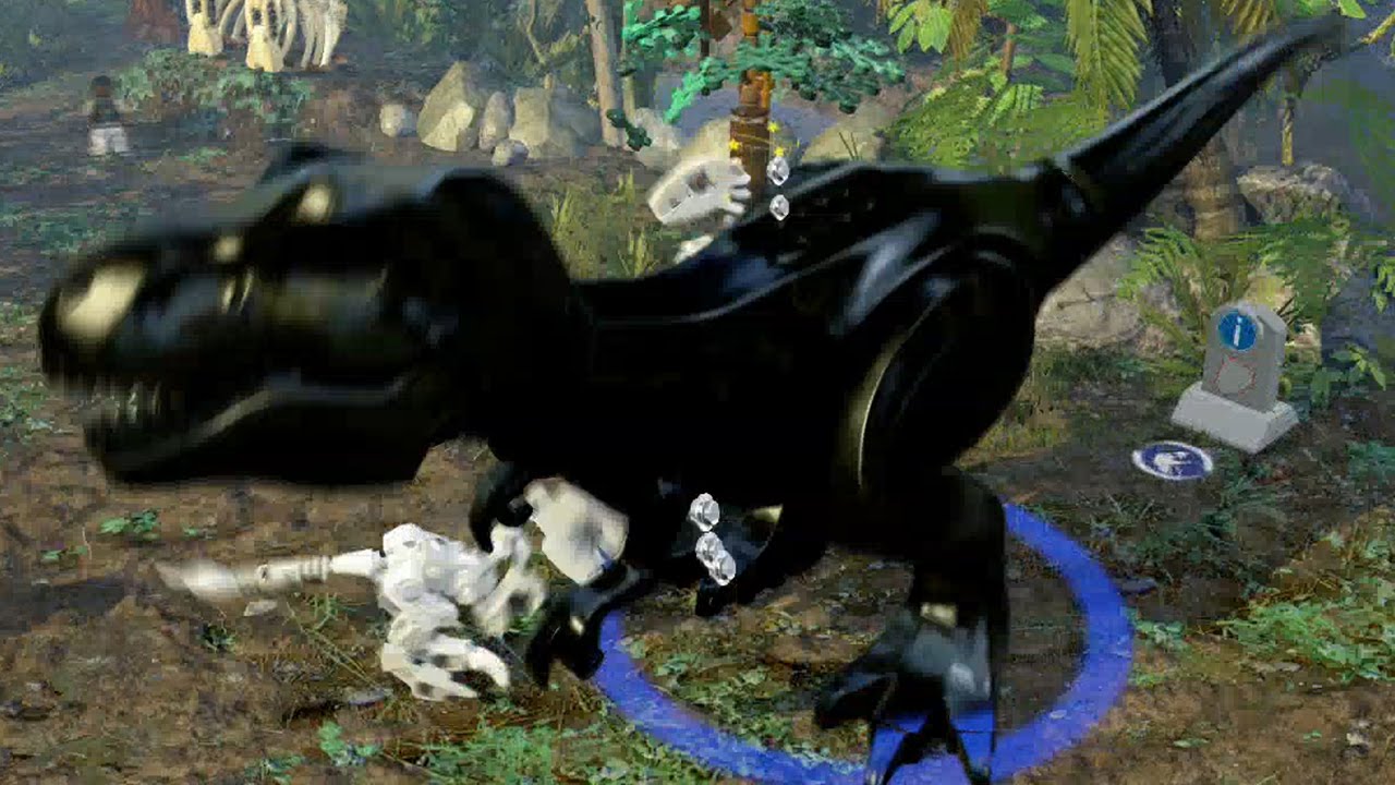 LEGO Jurassic World Isla Sorna Hub Free Play Guide #1 - InGen Compound ...