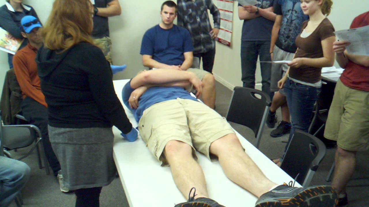 EMT Trauma Assessment Example - YouTube
