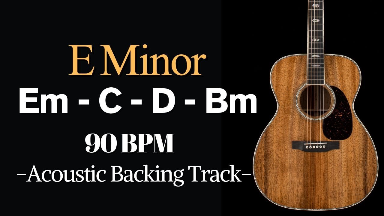 E Minor Backing Track 90 Bpm - YouTube