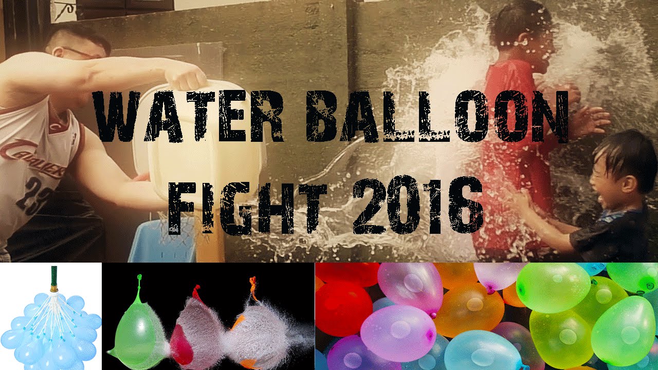 Awesome Water balloon summer fight in SLOW MOTION - using twixtor - YouTube