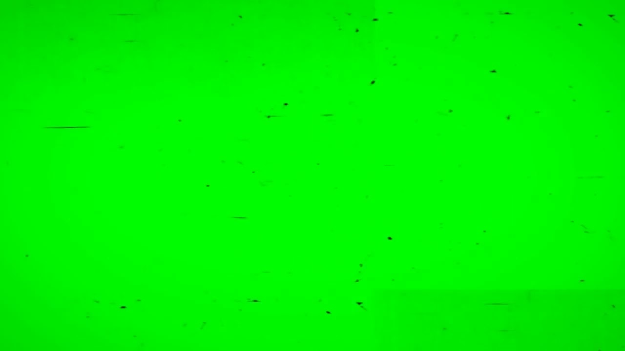 Old film scratch green screen - YouTube