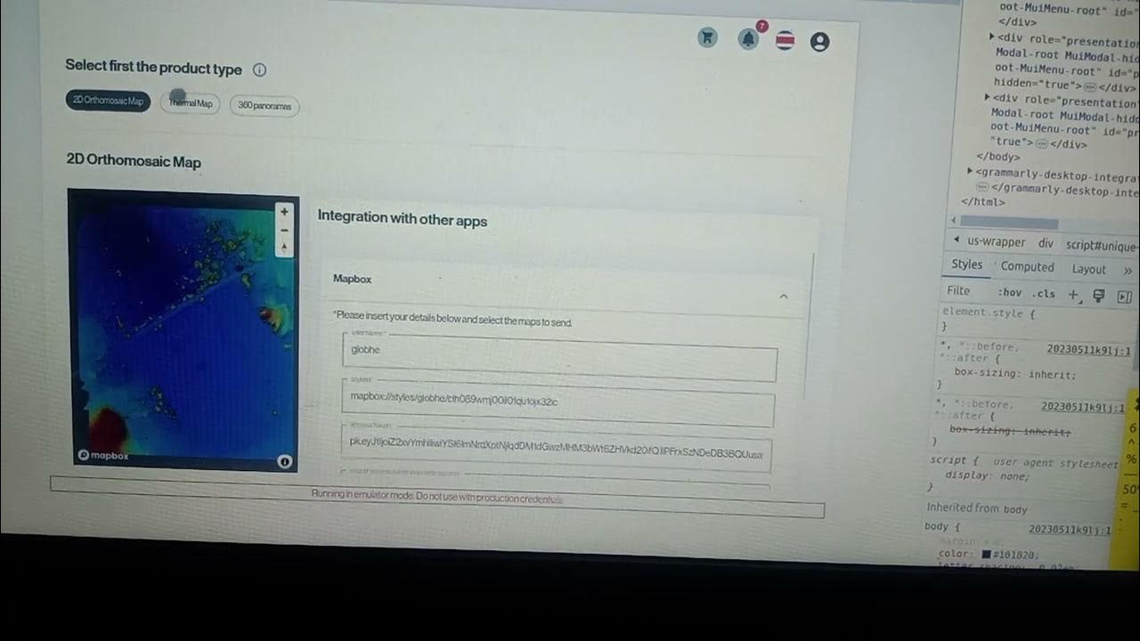 Raster tiles sets on map in react.js #mapbox #raster - YouTube