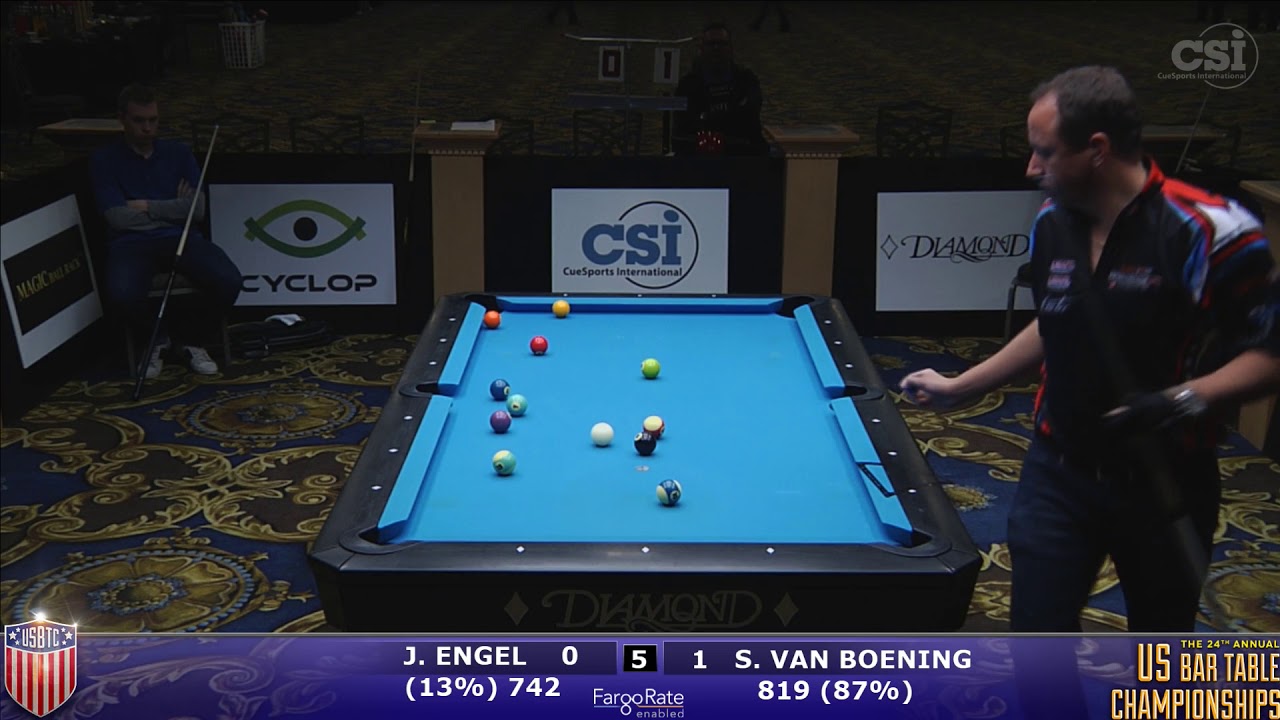 2017 US Bar Table Championships 8-Ball: Jesse Engel vs Shane Van ...