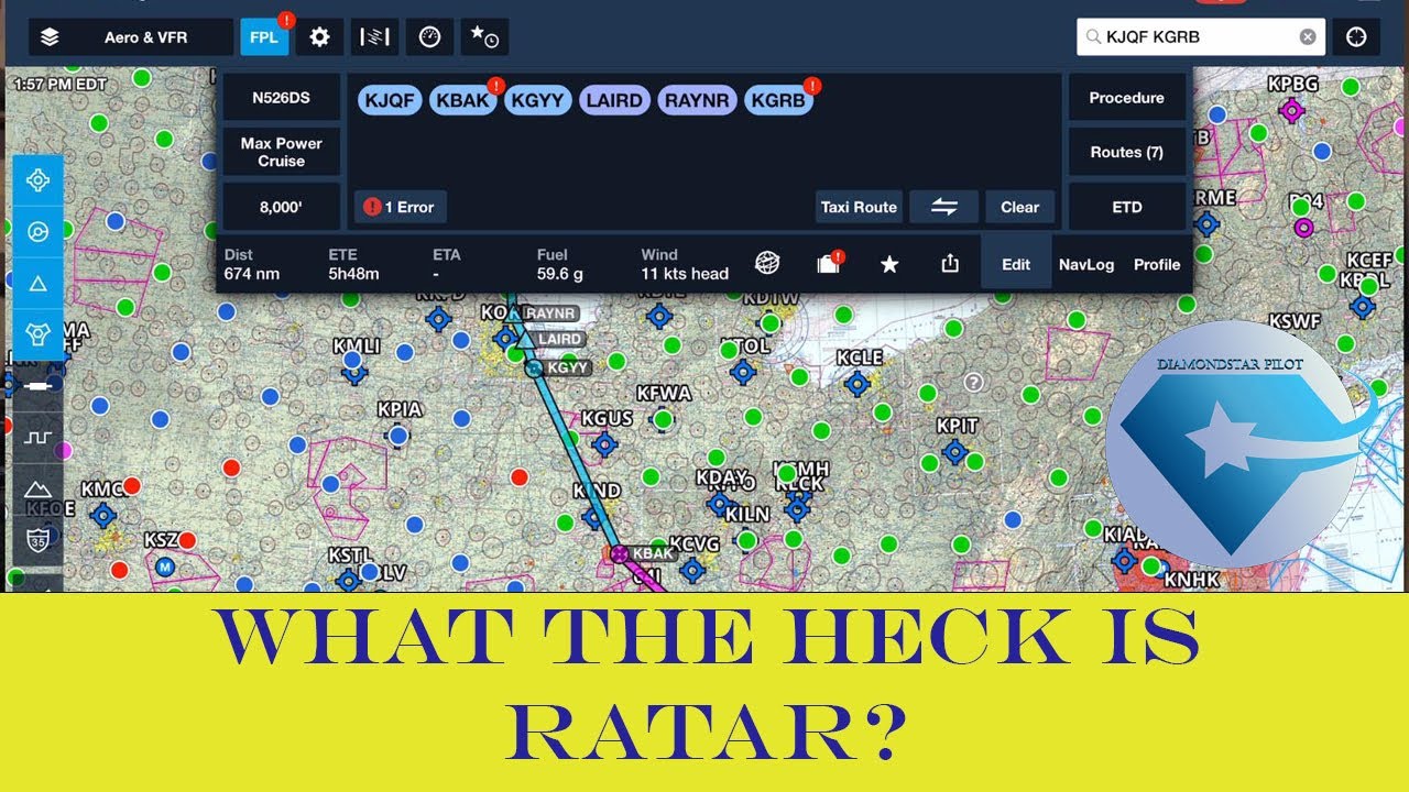 Cross Country Flying Tips-Route Planning - YouTube