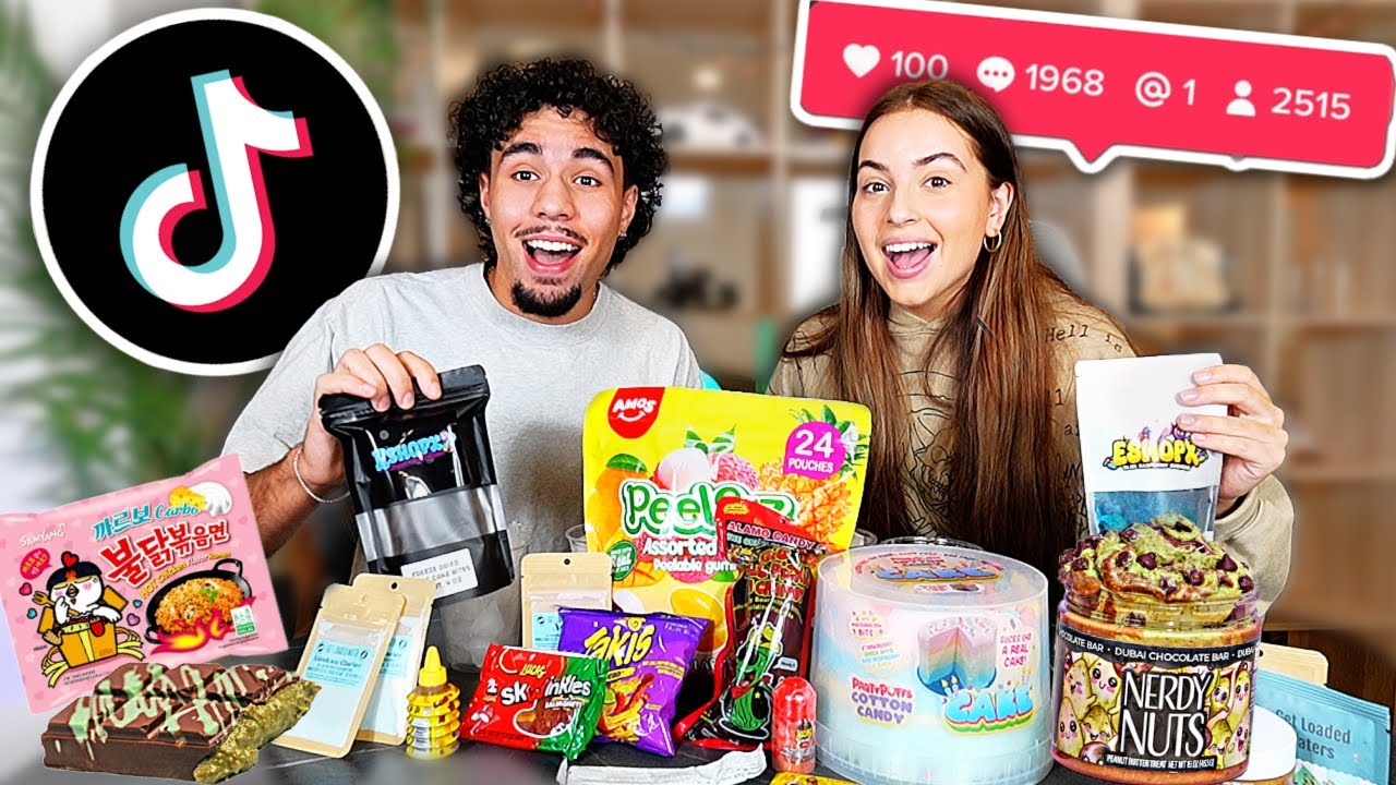 Trying VIRAL Snacks From TikTok Shop!! - YouTube