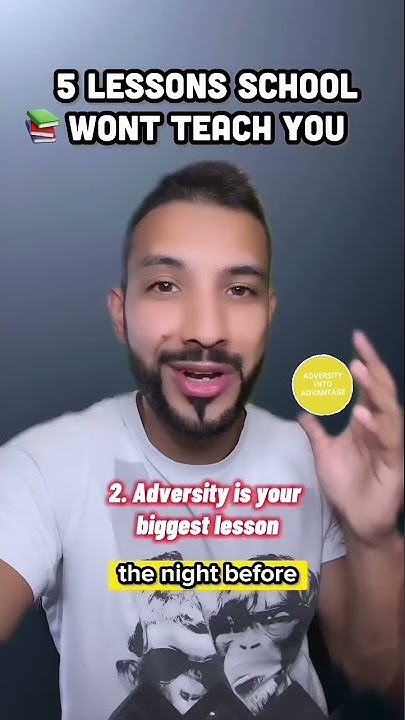5 Lessons School WONT Teach You! - YouTube