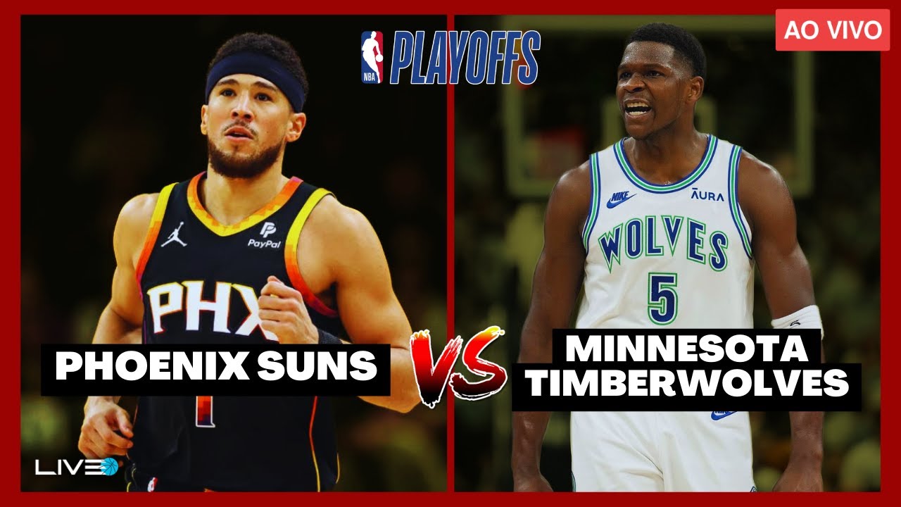 NBA PLAYOFFS AO VIVO - PHOENIX SUNS X MINNESOTA TIMBERWOLVES - Jogo 4 ...
