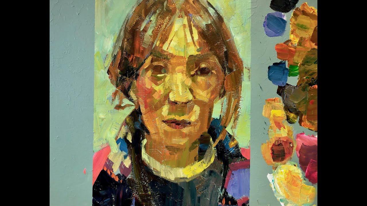 Hashim Akib, SSA/ EAG Zoom acrylic demonstration - YouTube