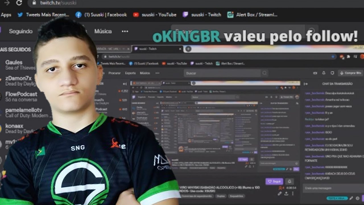 O DIA QUE O PRO PLAYER KINGBR APARECEU NA MINHA LIVE - Melhores ...