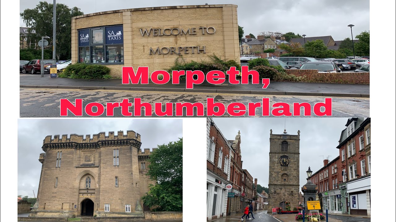 MORPETH TOWN CENTRE (Northumberland, England, UK) - YouTube