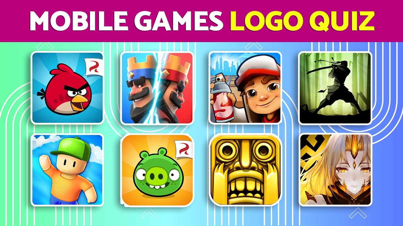 Guess the MOBILE GAME 📲🎮 by the LOGO - YouTube