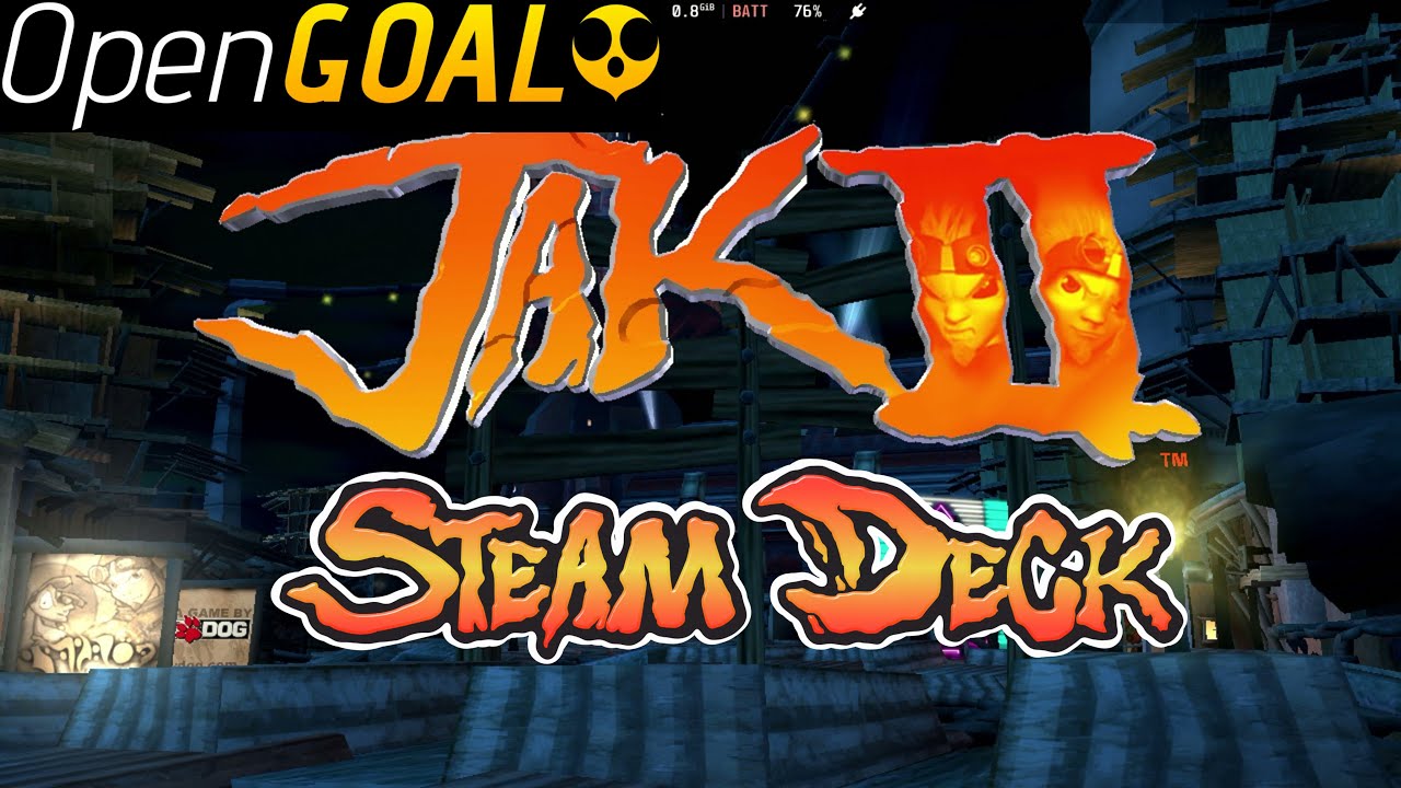 Jak 2 PC port on SteamDeck - YouTube