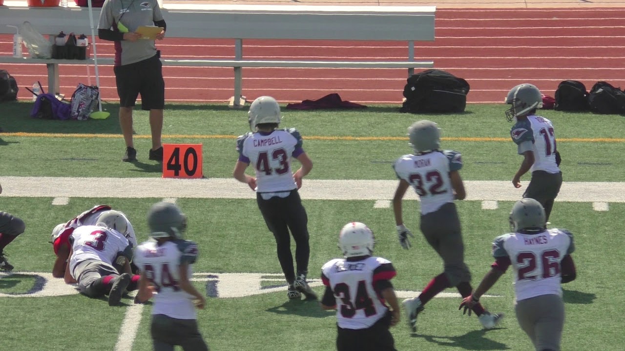 2017 Peewee Game 03 Hemet Hawks vs Chino Hills Bulldogs - YouTube