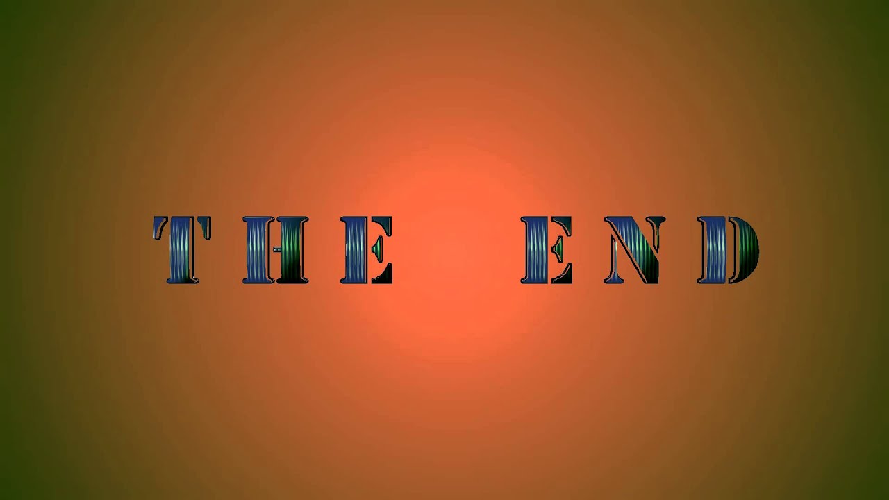 THE END Title Army Royalty Free Video Effect Footage AA VFX - YouTube