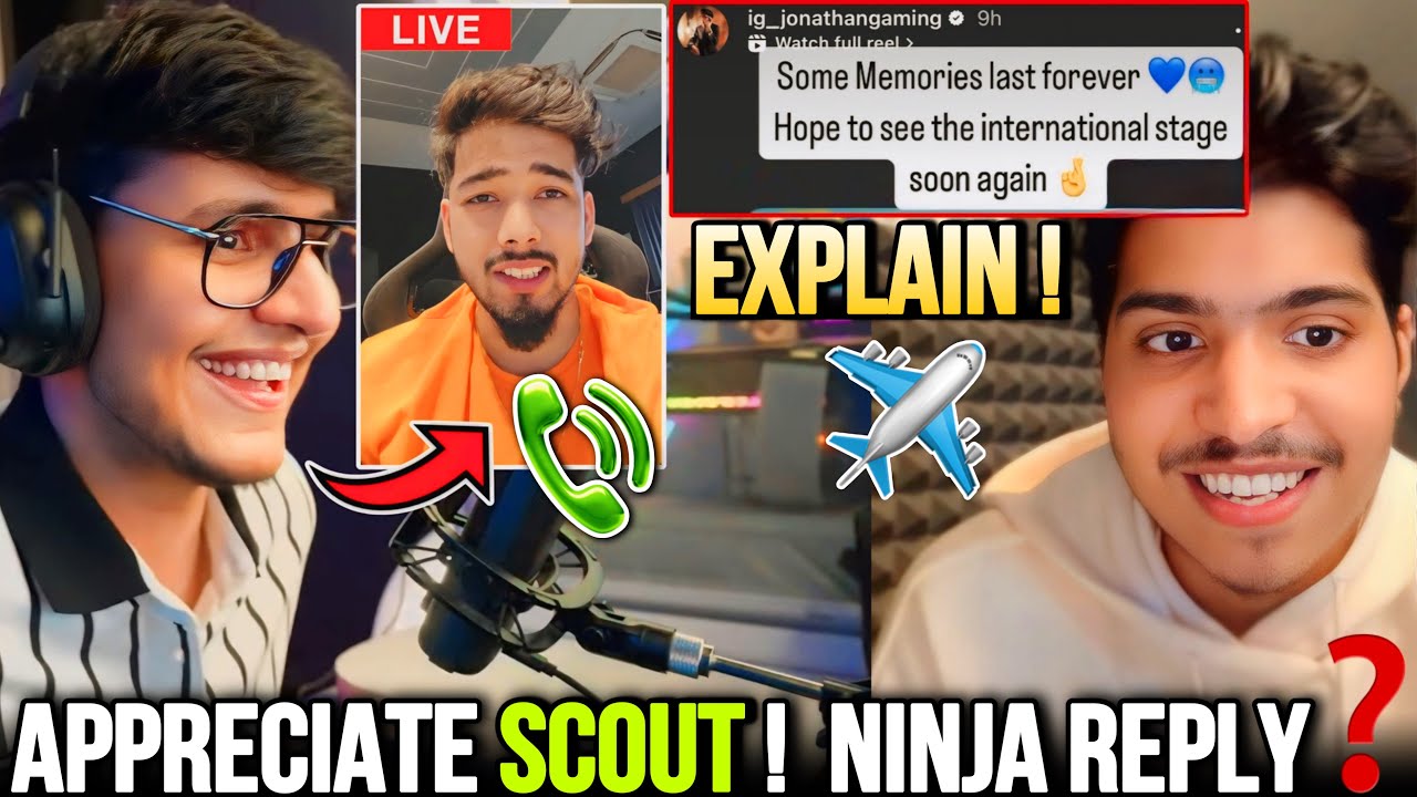 Sc0ut is the GOAT 🔥 Jonathan Story REACT 🇮🇳 Ninja Reply - YouTube