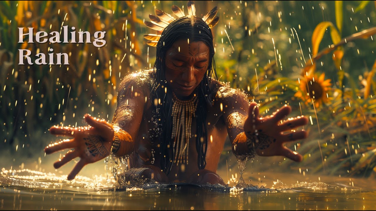 Healing Rain | Native American Flute Sounds for Calmness - YouTube