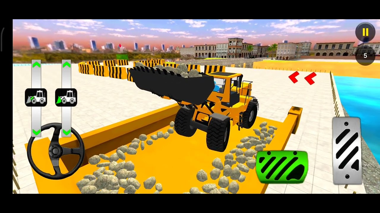 loader mode 4# city road construction# game #( killer) - YouTube