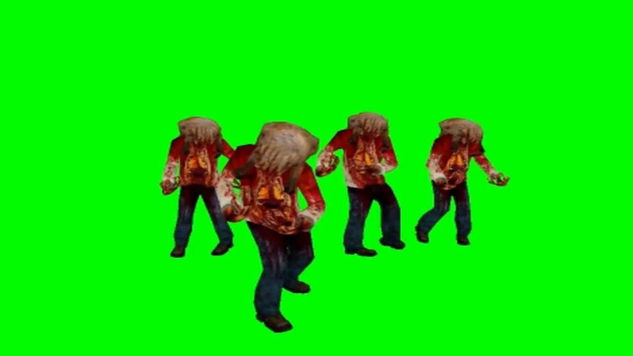Greenscreen Zombies HQ - YouTube