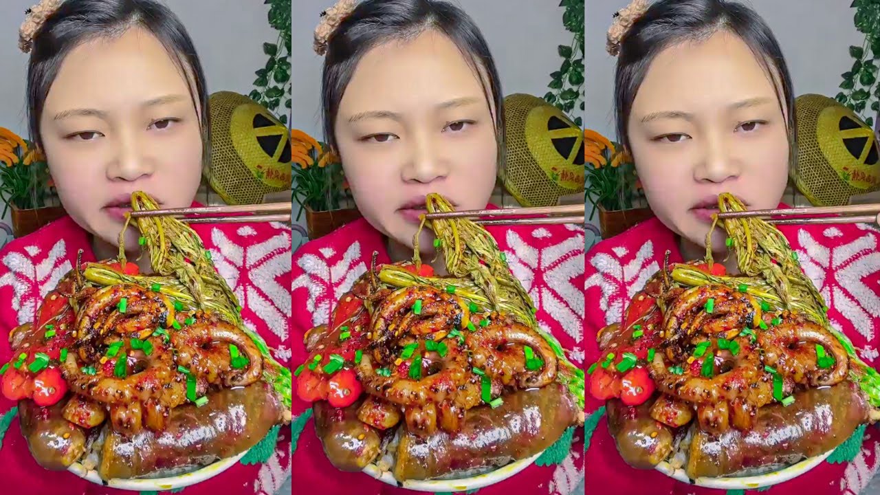 Let's Eat With Jin Spicy Squid, Sausages, And Braised Pork Belly Spicy ...