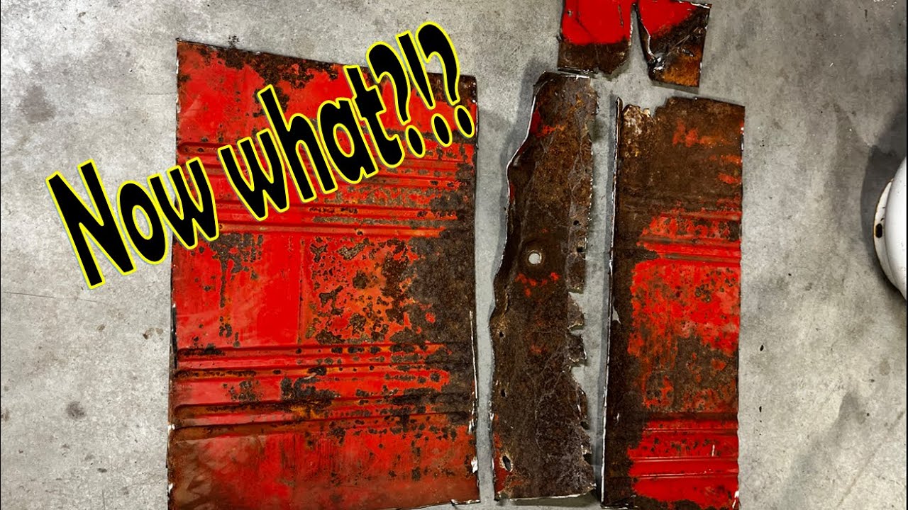 Early Bronco floor rust repair- Step 1 Get to cuttin! - YouTube