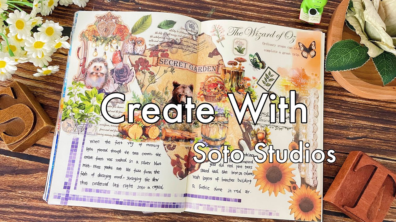 Creative Spreads with Soto Studios🥰 | Scrapbook Supplies| Junk ...