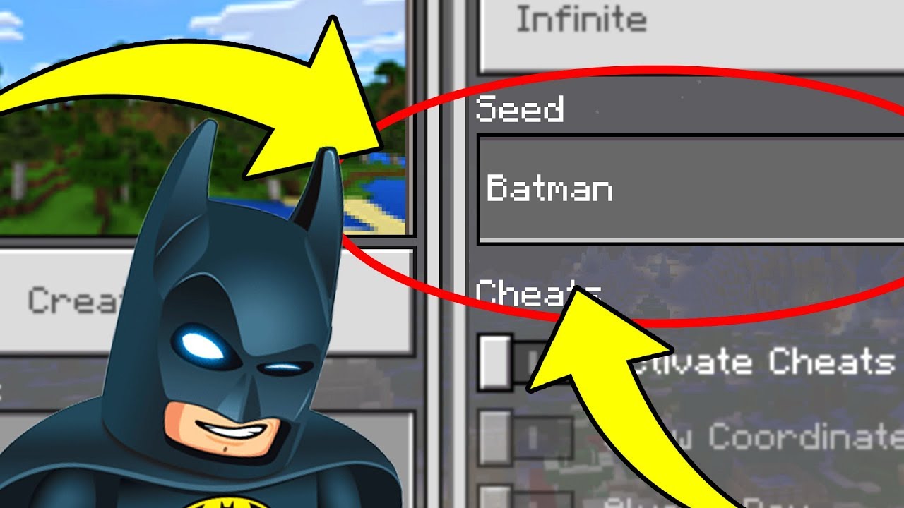 The BEST "Batman" Minecraft World! (Batman Minecraft Seed) - YouTube