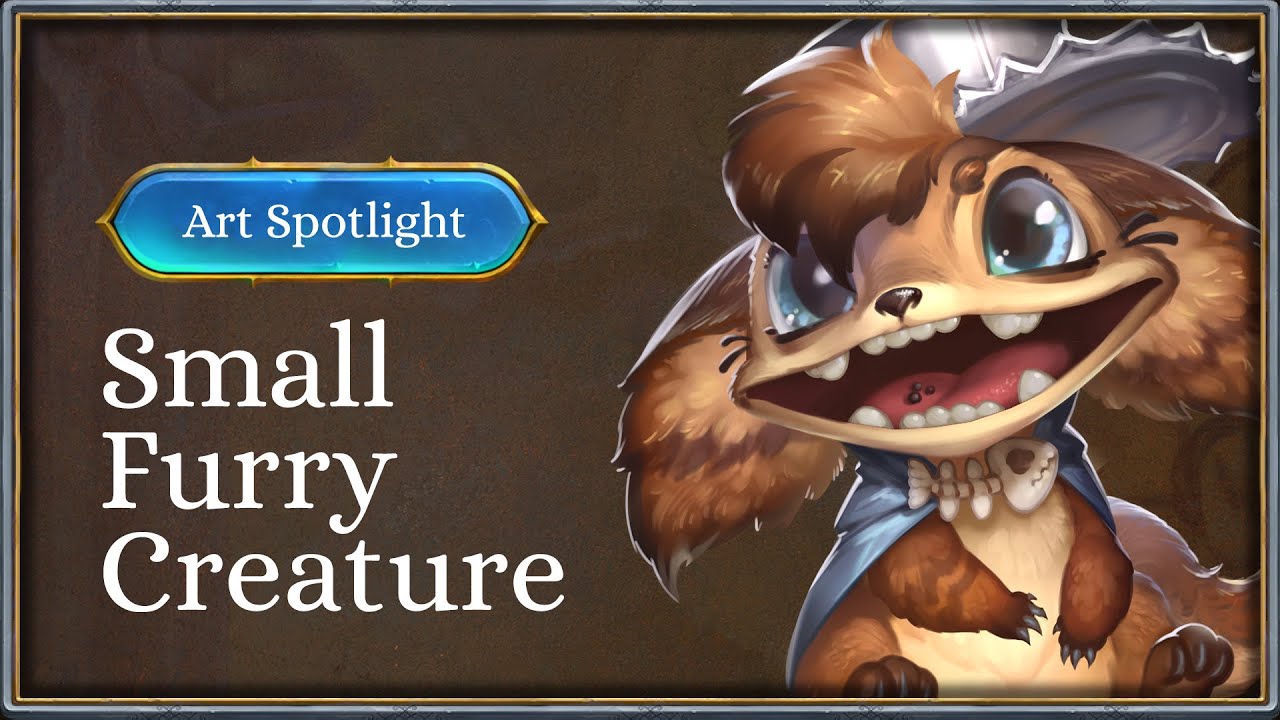 Small Furry Creature | The Bazaar Artspotlight #14 - YouTube