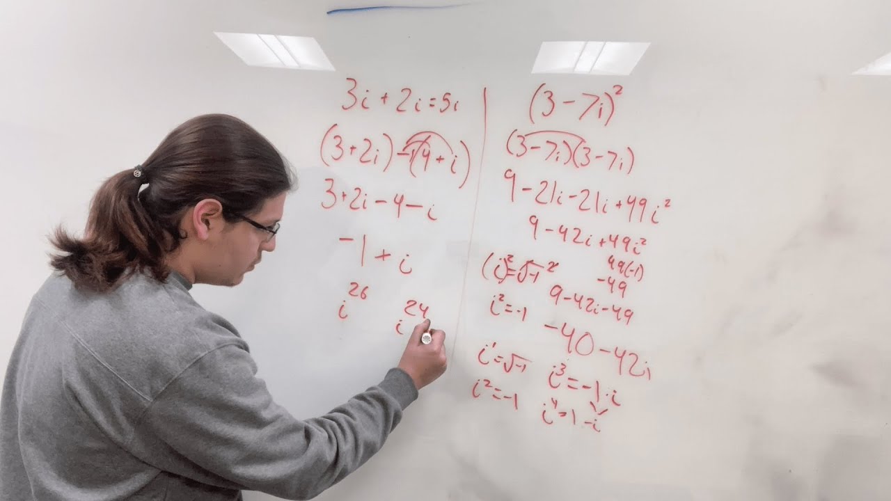 Algebra II - Doing Math With Complex Numbers - YouTube