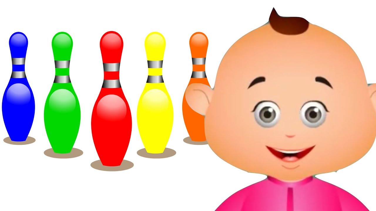 Learn Colors With Bowling | Learning Videos For Kids | Videos For ...