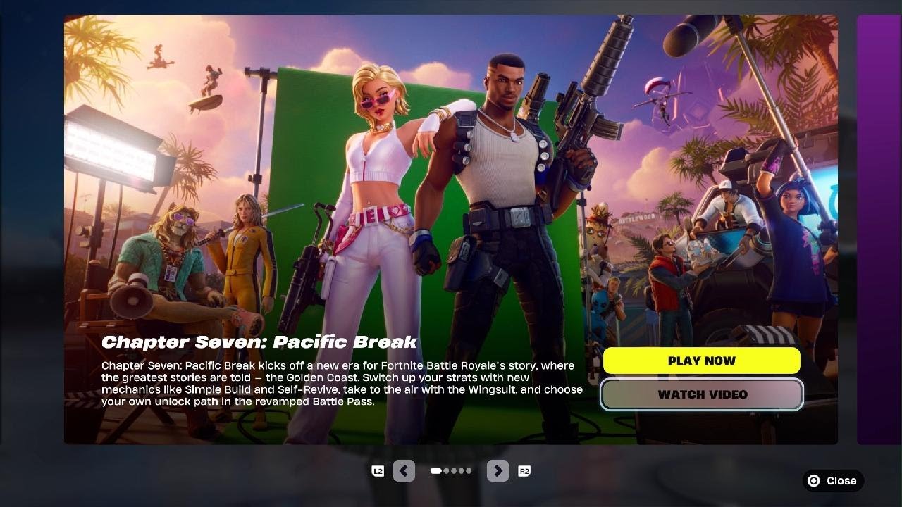 CHAPTER 7: PACIFIC BREAK CUTSCENE Fortnite - YouTube