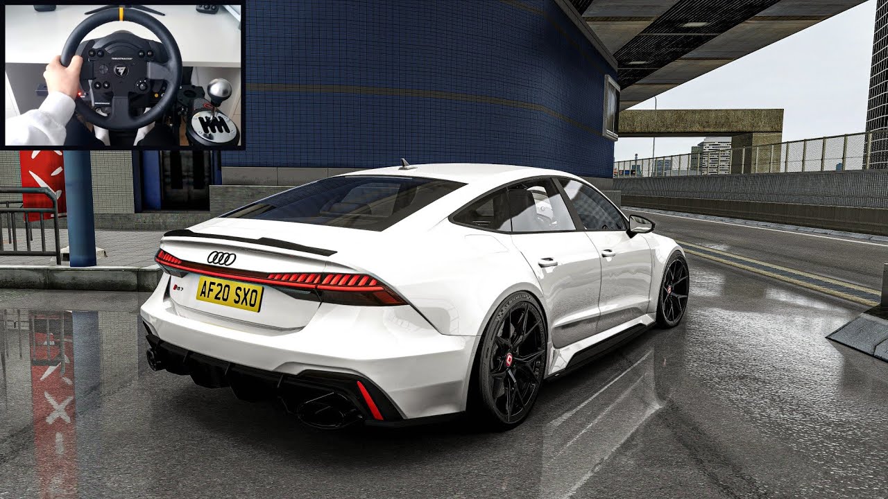 Audi RS7 C8 | Assetto Corsa | Steering Wheel Gameplay - YouTube