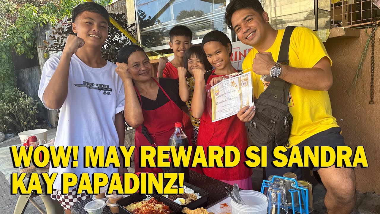 SANDRA" WOW ANG GALING NAMAN! CLASS ACHIEVER! MAY REWARD KAY PAPADINZ! - YouTube