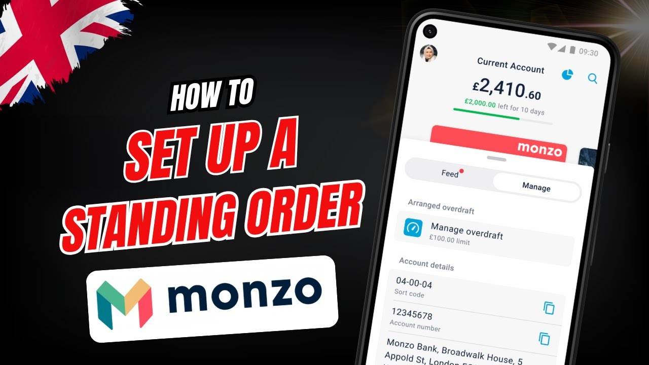 How to Set Up a Standing Order with Monzo Account (2026) - YouTube