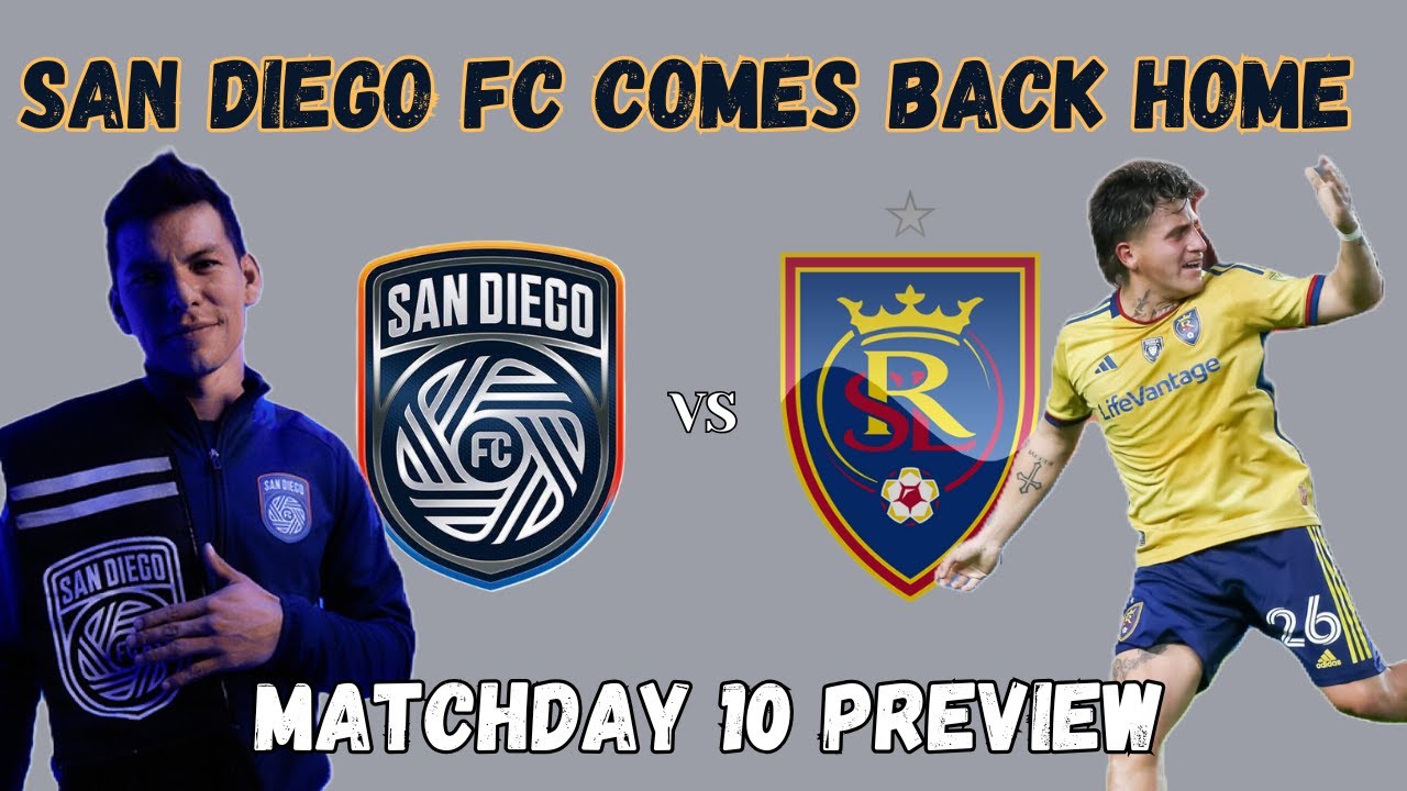 San Diego FC Matchday 10 Preview | SDFC vs RSL at Snapdragon Stadium - YouTube