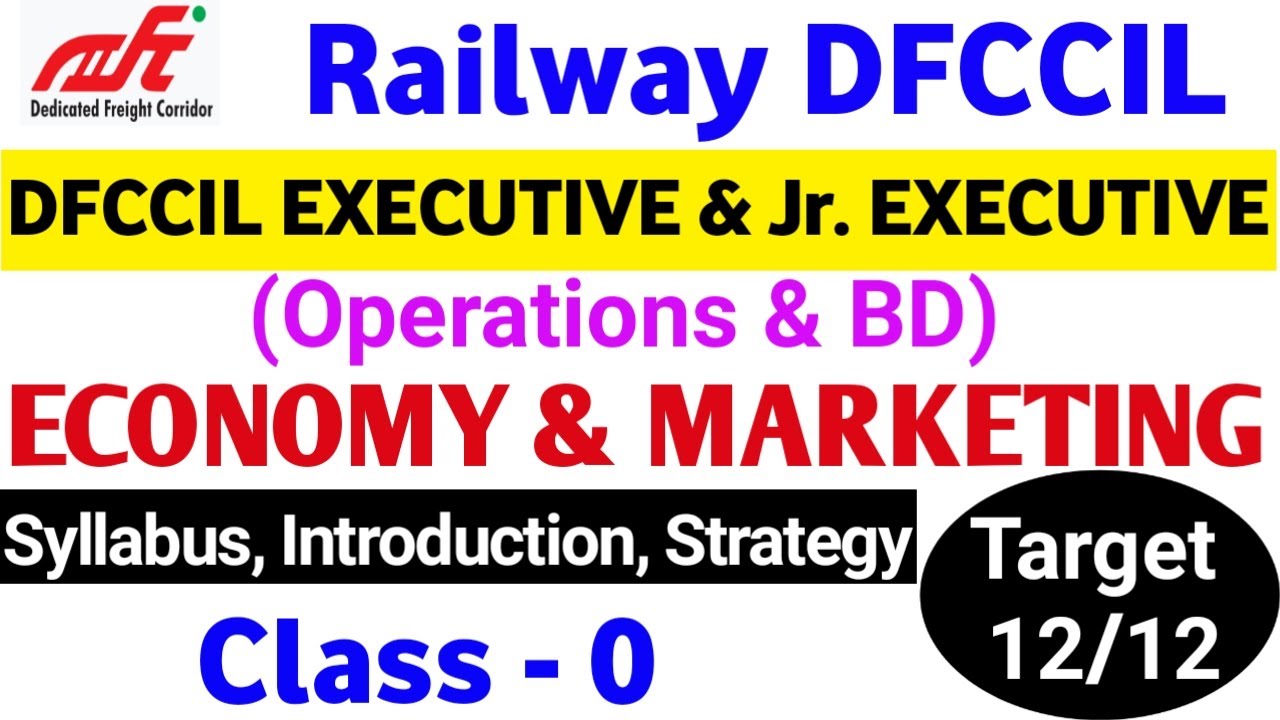 DFCCIL Economics & Marketing Questions, Syllabus | DFCCIL Preparation ...