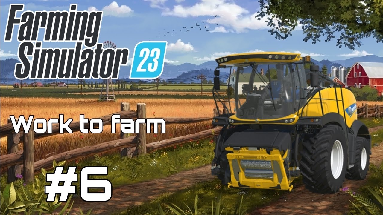 farming simulator 23 | Harvesting, selling crops, and feeding animals ...