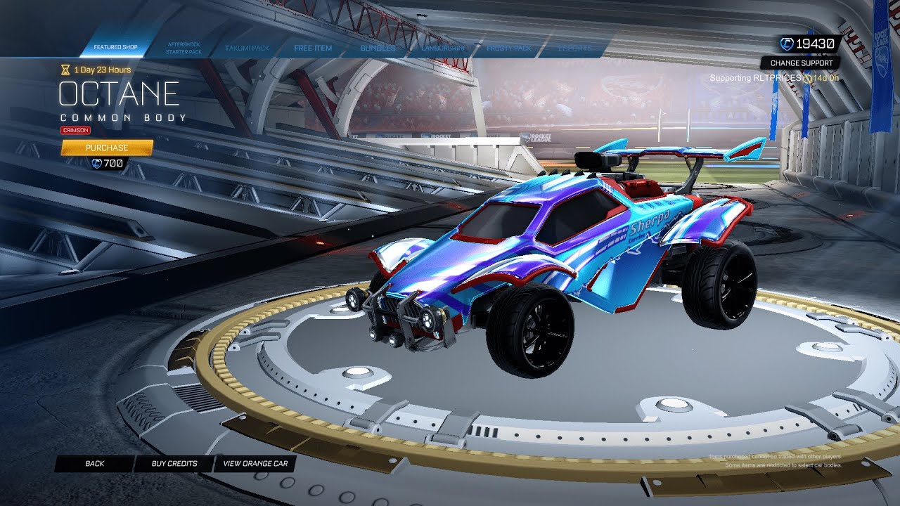 CRIMSON OCTANE IS HERE IN THE ROCKET LEAGUE ITEMSHOP! - YouTube