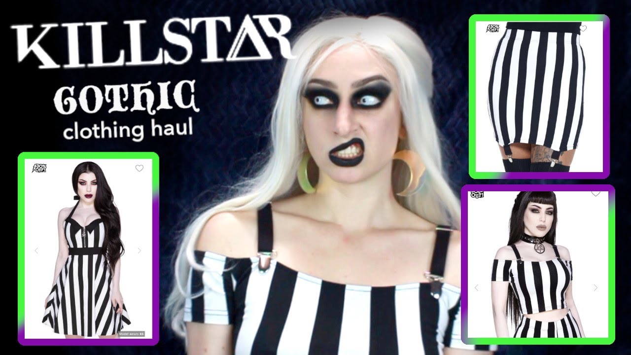 NEW KILLSTAR STRIPED COLLECTION HAUL & TRY ON 💀 - YouTube