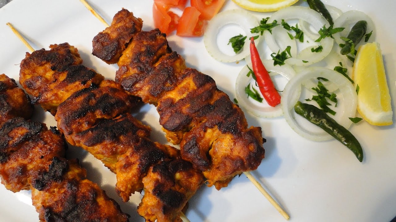Chicken Tikka Kabab Recipe || চিকেন টিক্কা কাবাব - YouTube