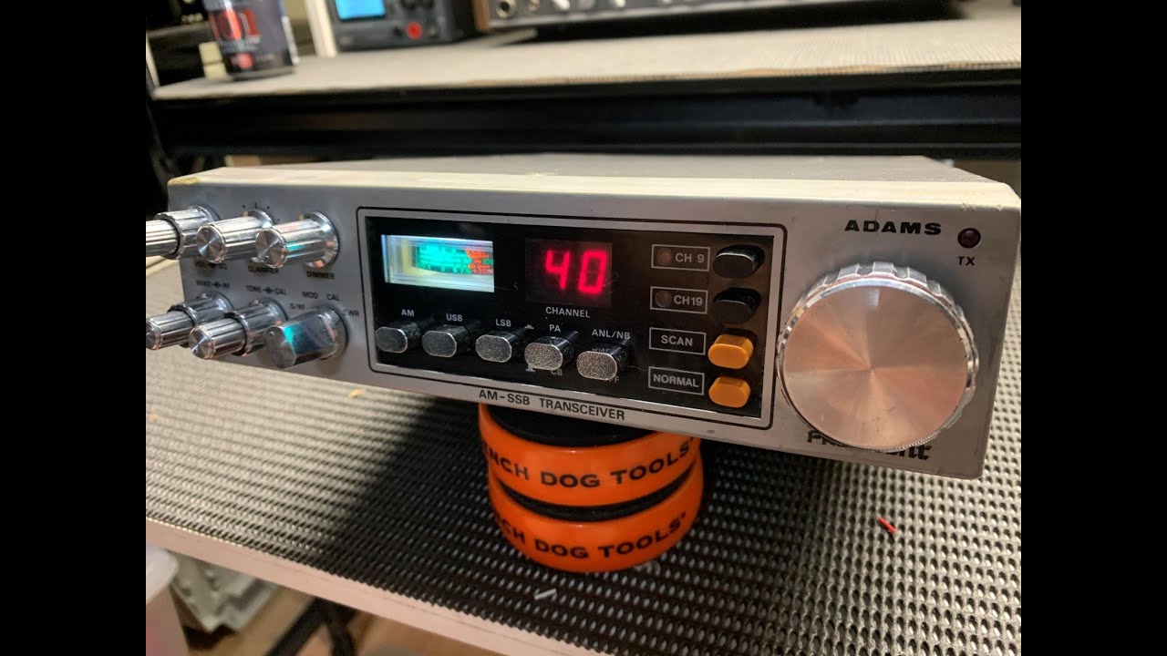 PRESIDENT ADAMS CB RADIO - YouTube