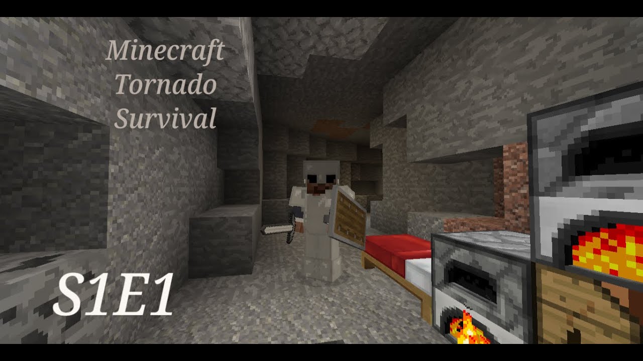 Minecraft Tornado Survival S1E1: A Good Start? - YouTube
