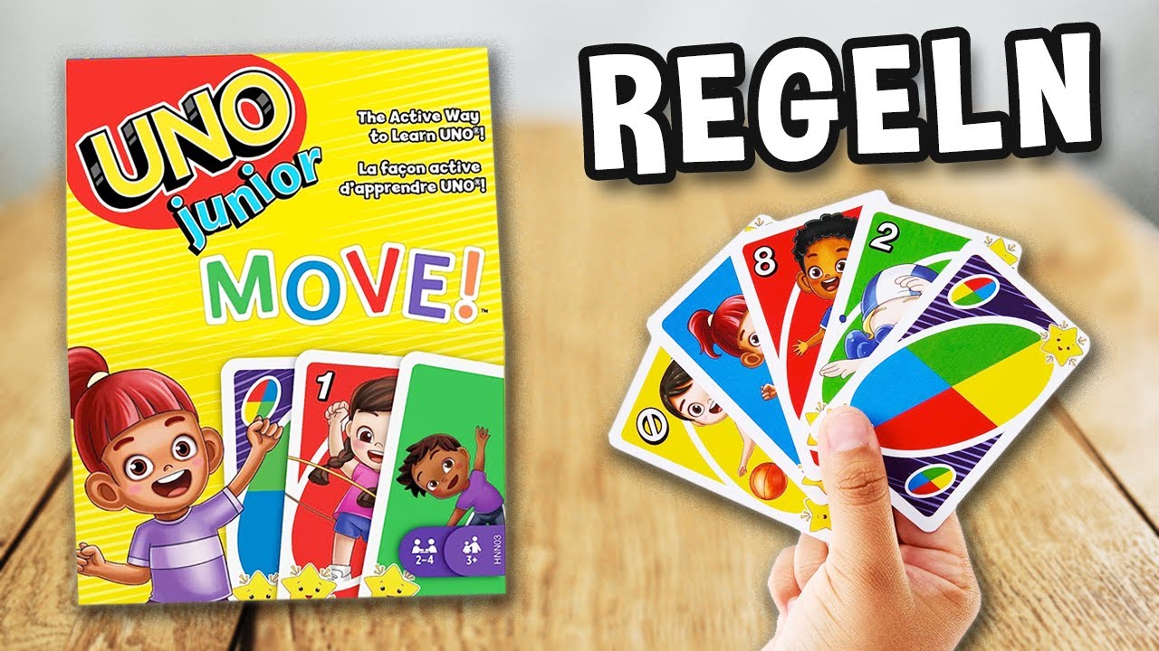 UNO JUNIOR MOVE! - Spielregeln TV (Spielanleitung Deutsch) - MATTEL ...