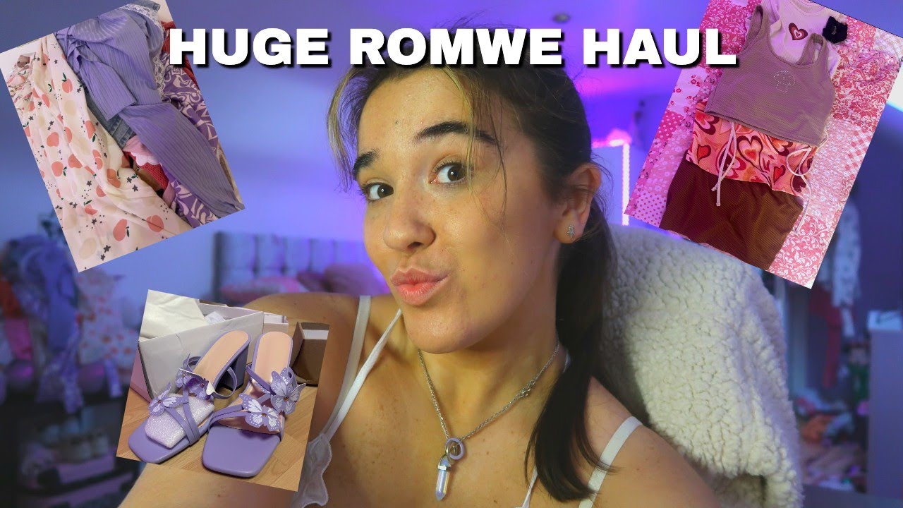 WHAT'S NEW AT ROMWE? HUGE ROMWE HAUL! - YouTube