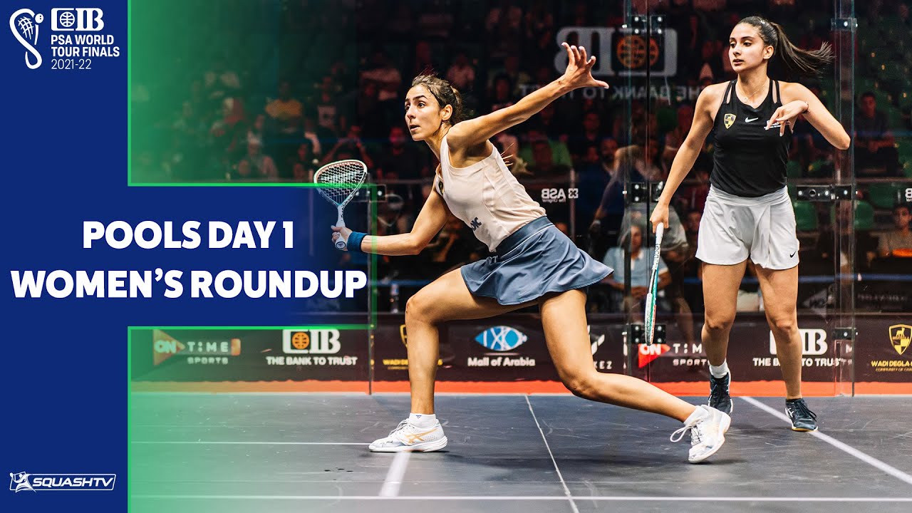 Squash: CIB PSA World Tour Finals 21-22 - Women's Pools Day 1 Roundup ...