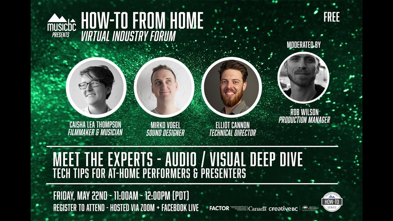How-To From Home #4 - Meet The Experts: Audio / Visual Deep Dive - YouTube